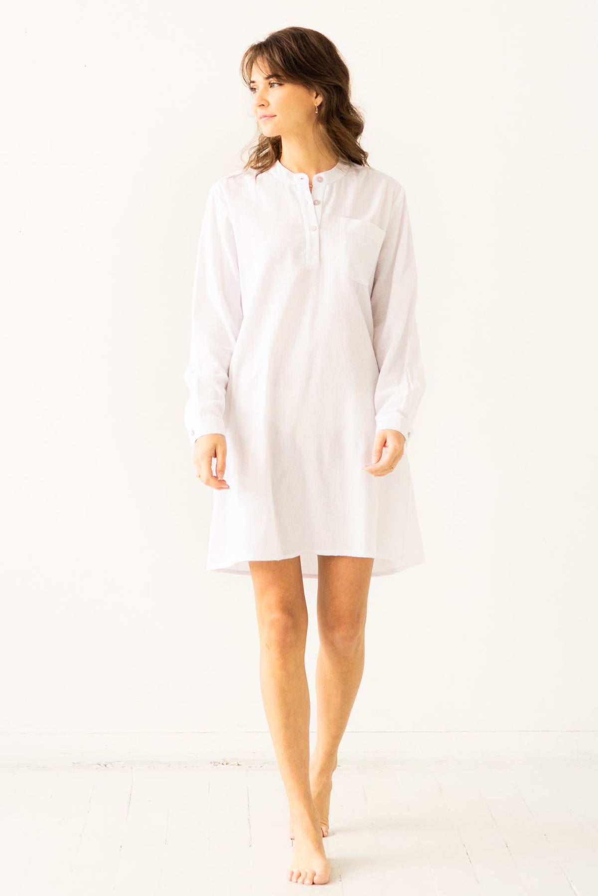 Flannel Sleep Shirt– Salua Lingerie